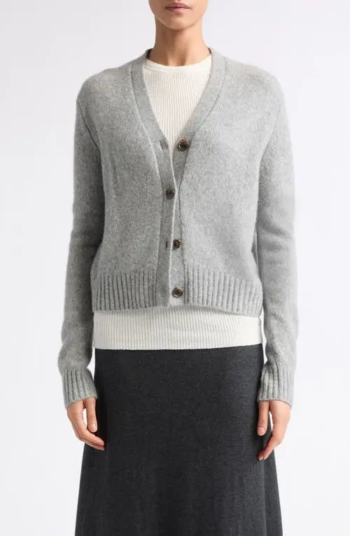 LISA YANG Cashmere & Silk Cardigan - Cloudy