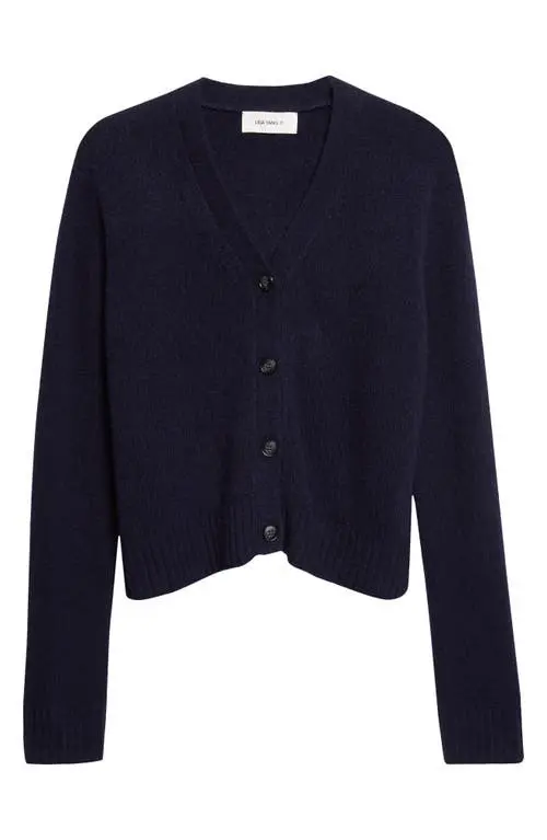 LISA YANG Cashmere & Silk Cardigan - Navy