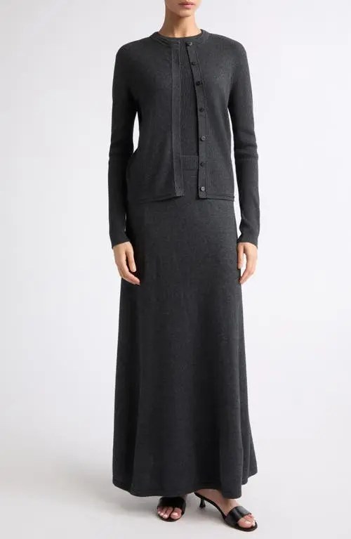 LISA YANG Amya Ribbed Cotton & Cashmere Sleeveless Sweater - Eclipse