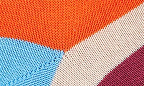 Paul Smith Colorblock Cotton Blend Dress Socks