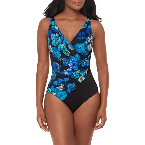 Miraclesuit Secret Oceanus One-piece Swimsuit - Black/multi