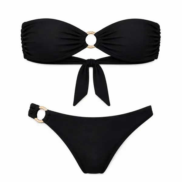 CHIARELLA Mare Bandeau Bikini - Black