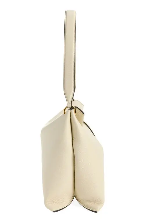 WANDLER Small Penelope Leather Tote - White Crust