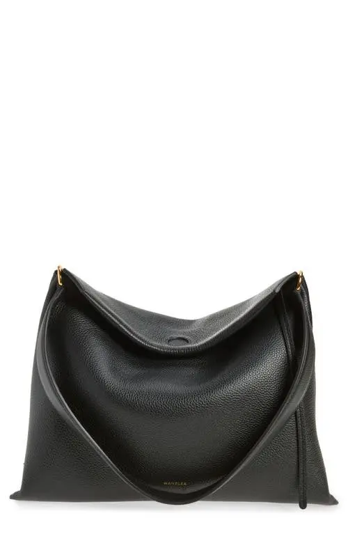 WANDLER Small Penelope Leather Tote - Black Crust