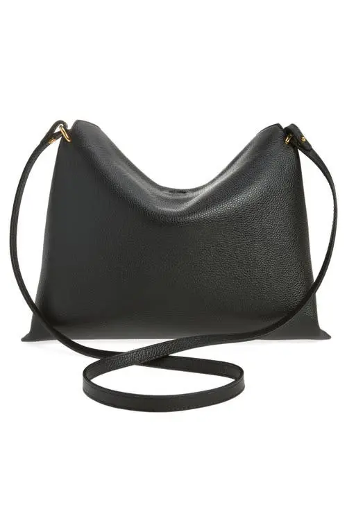 WANDLER Small Penelope Leather Tote - Black Crust