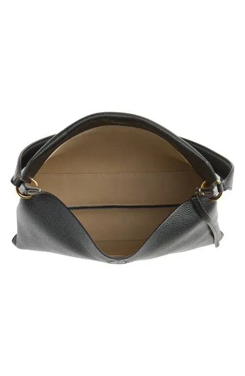 WANDLER Small Penelope Leather Tote - Black Crust