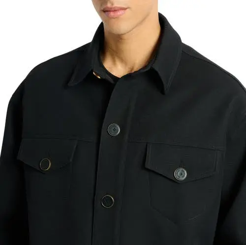 Balmain Wool Twill Overshirt