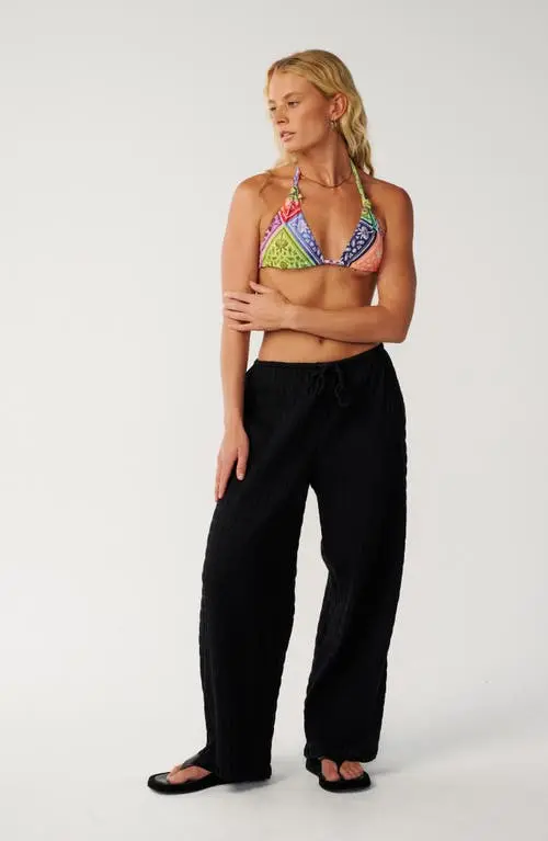Rip Curl Islands Texture Cover-up Pants - Black