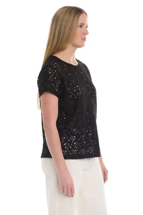 Wilt Baby Fit Lace Tee - Black
