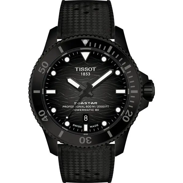 TISSOT Seastar 2000 Professional Powermatic 80 Diver Watch - Grey Gradient