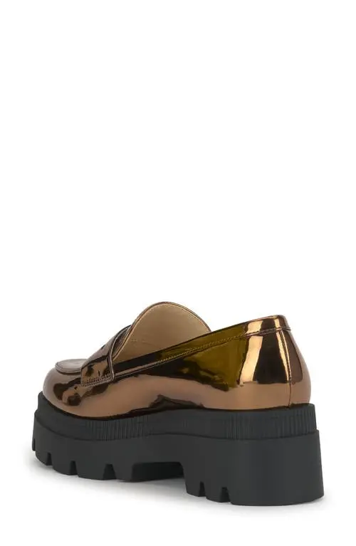 Jessica Simpson Ullinia Platform Loafer - Bronze