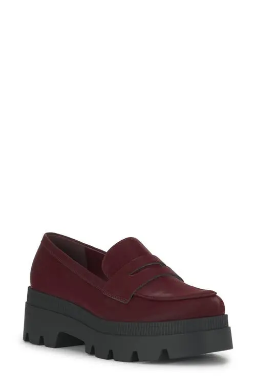 Jessica Simpson Ullinia Platform Loafer - Dark Cherry