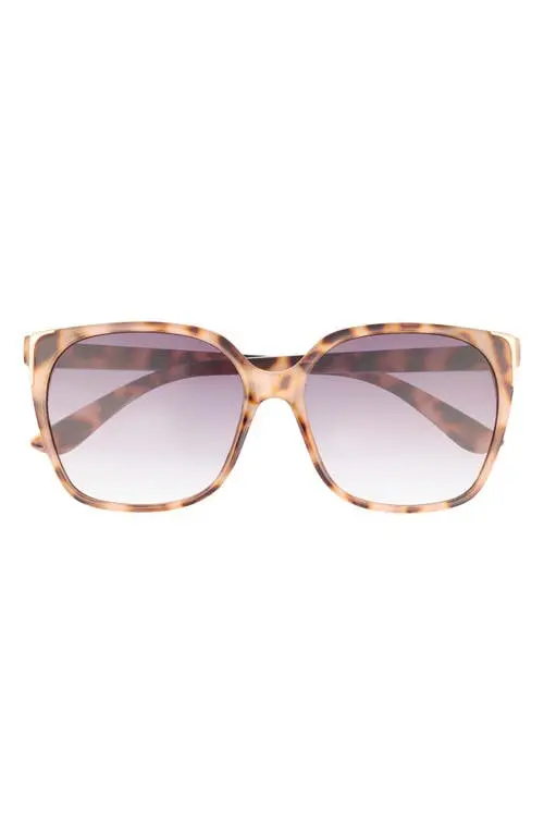 Bp. Oversized Gradient Cat Eye Sunglasses - Tortoise