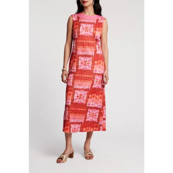 FRANCES VALENTINE Joan Maxi Mosaic Dress