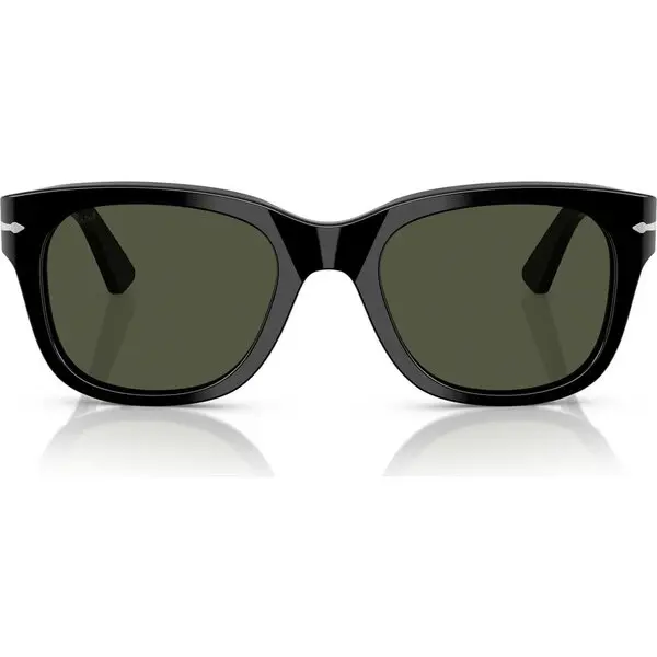 Persol Square Frame Sunglasses - Black/green