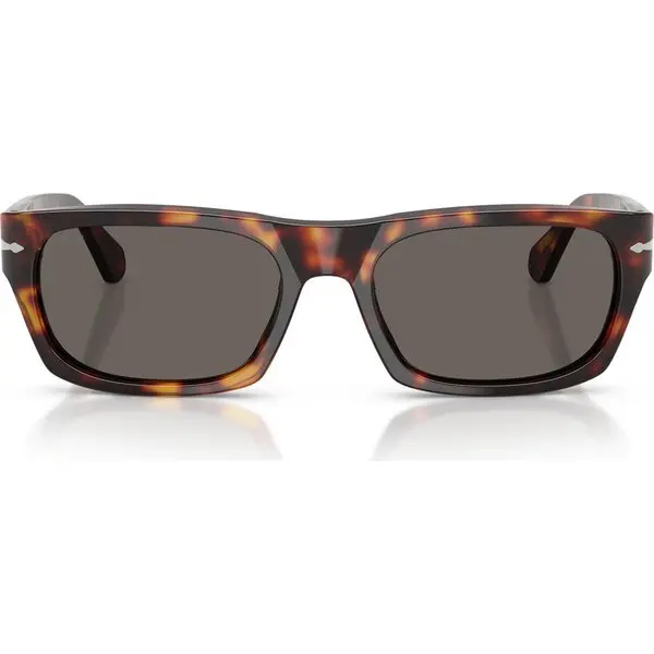 Persol 58mm Rectangular Sunglasses