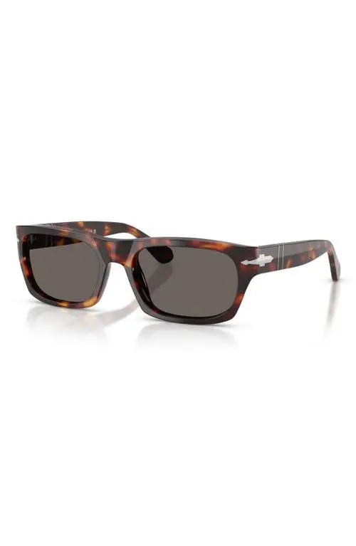 Persol 58mm Rectangular Sunglasses