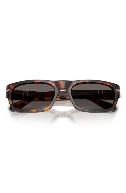 Persol 58mm Rectangular Sunglasses