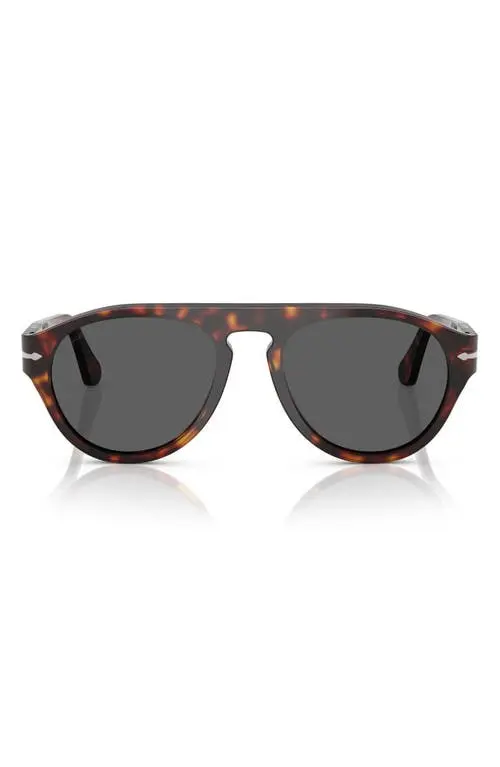 Persol Pilot Sunglasses - Havana/dark Grey