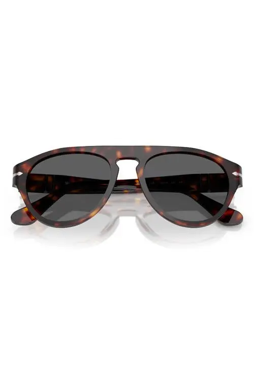 Persol Pilot Sunglasses - Havana/dark Grey