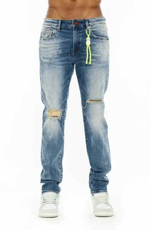 CULT OF INDIVIDUALITY Rocker Slim Fit Straight Leg Jeans - Emory