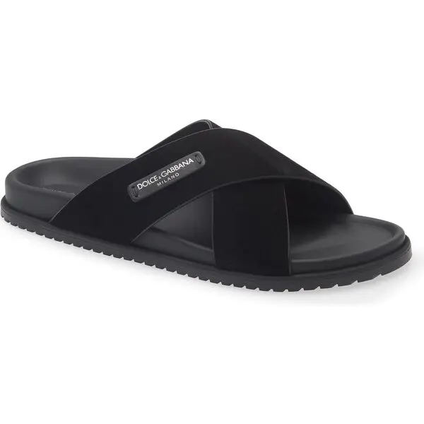 Dolce & Gabbana Slide Sandal - Nero/nero