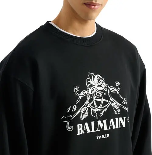 Balmain Printed Vine Sweatshirt