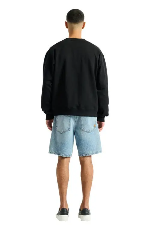 Balmain Printed Cotton Fleece Sweatshirt