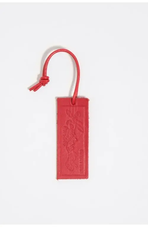 Bimba Y Lola Leather Flat Shoulder Bag - Red