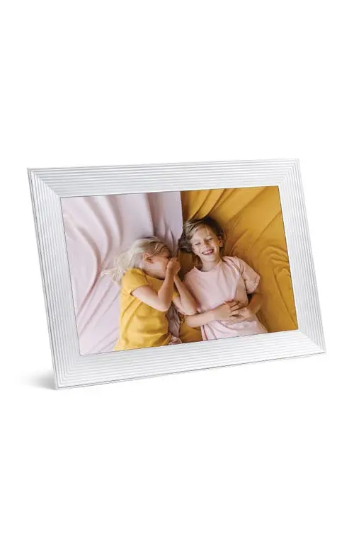 AURA FRAMES Carver 10.1 Inch Digital Picture Frame - Chalk