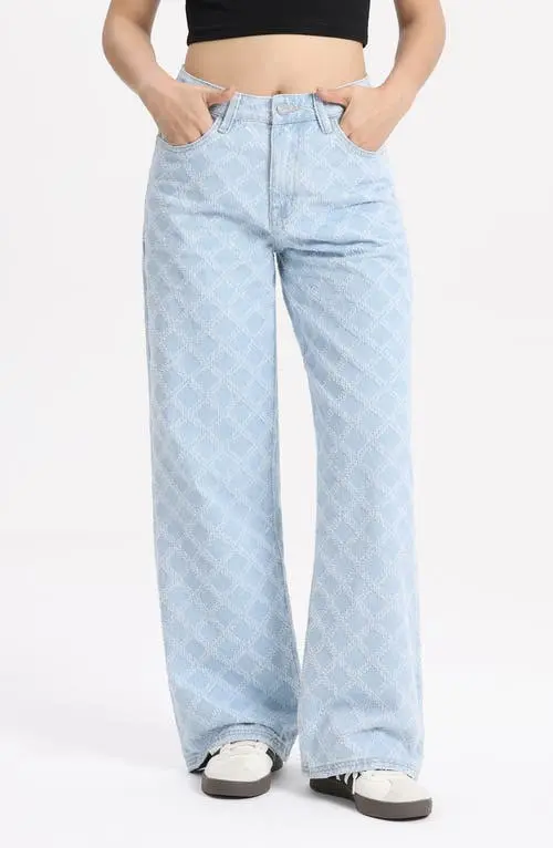 BAYEAS High Waist Straight Leg Jeans