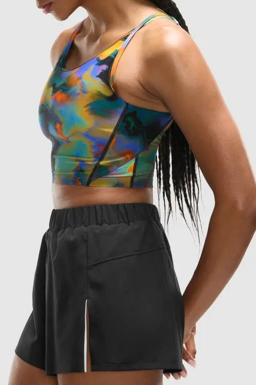 PELOTON Paceform Longline Laser Perforated Bra