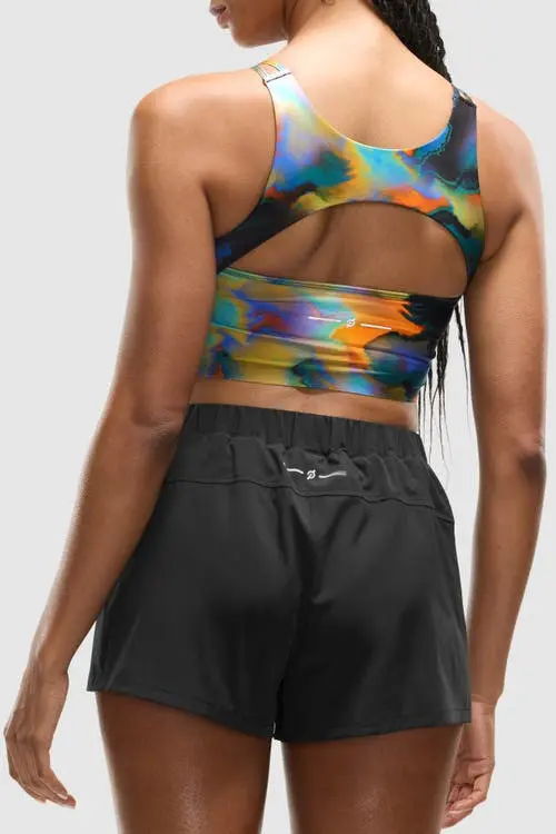 PELOTON Paceform Longline Laser Perforated Bra