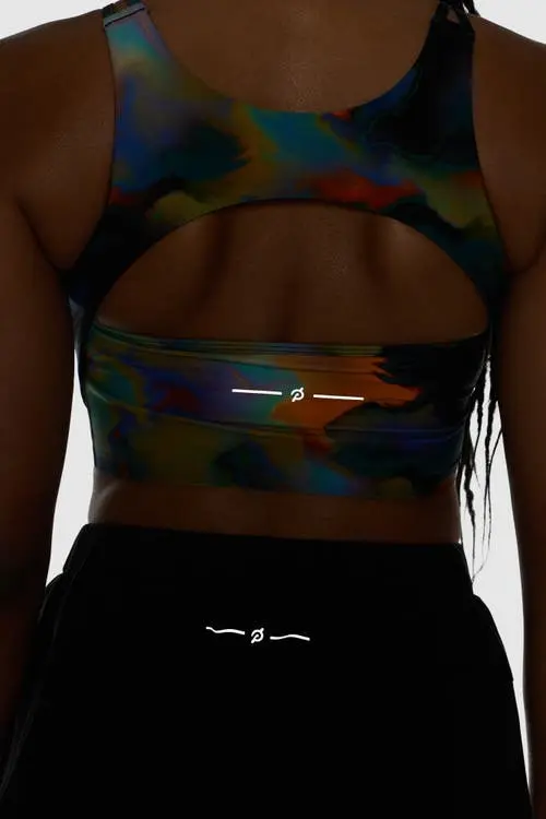PELOTON Paceform Longline Laser Perforated Bra