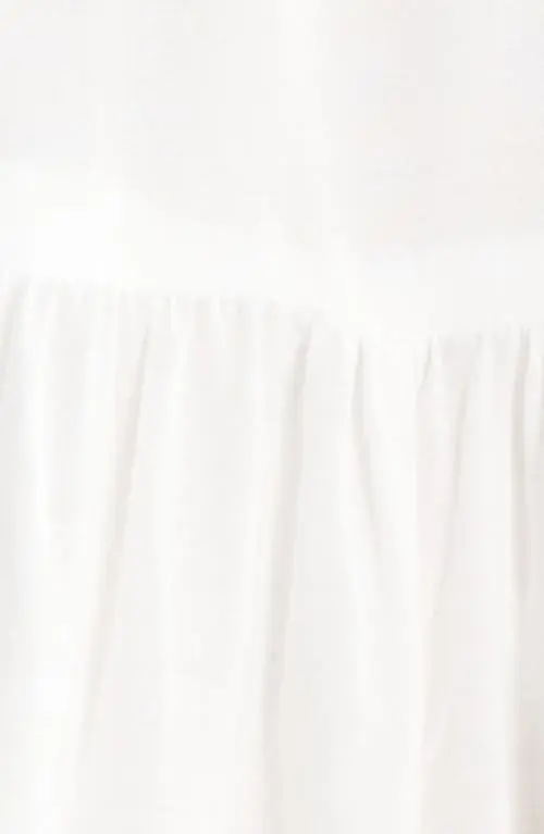Elan Tiered Cover-up Dress - White
