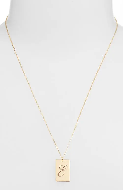 SET & STONES Stella Initial Pendant Necklace In 14k Gold Fill - Gold/e