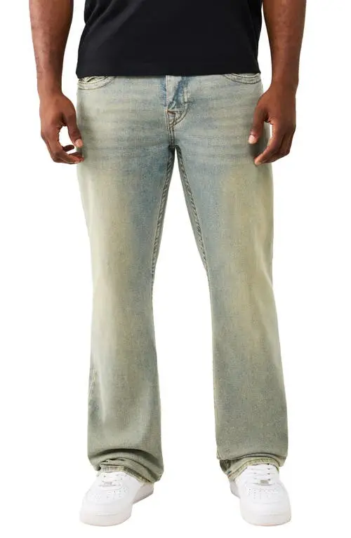 True Religion Billy Bootcut Jeans - Crossover Fade Medium Wash