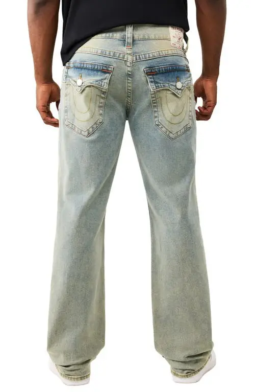 True Religion Billy Bootcut Jeans - Crossover Fade Medium Wash