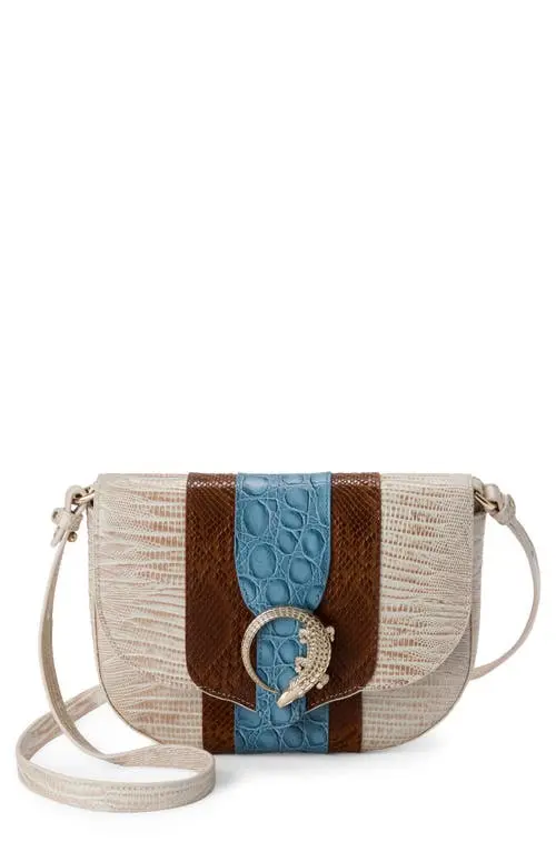 Brahmin Portia Leather Crossbody Bag - Blue