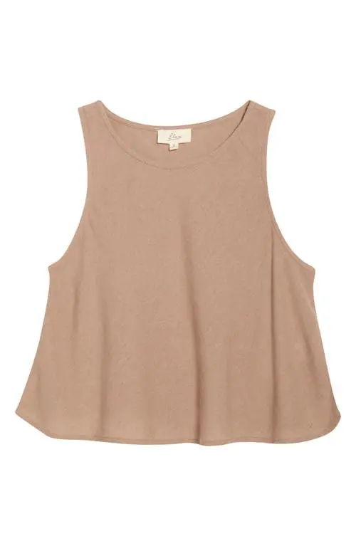 Elan Semisheer Cover-up Tank - Brown