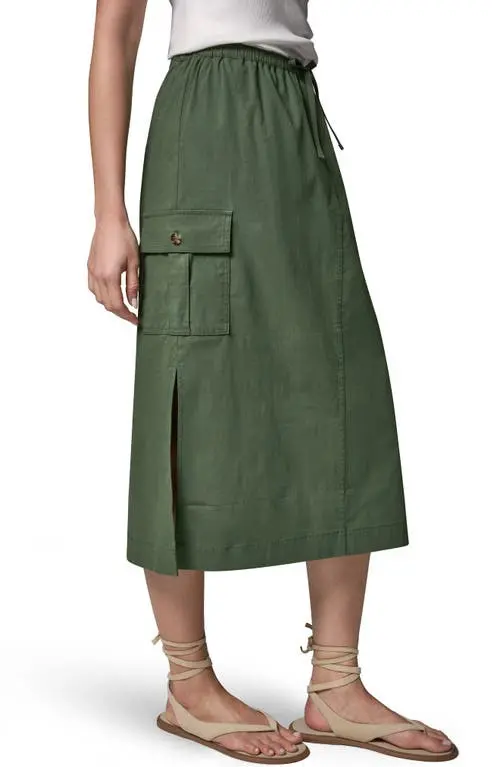Donna Karan New York Tie-waist Cargo Midi Skirt