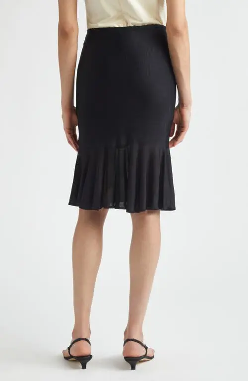 TOTEME Fluted Sweater Skirt