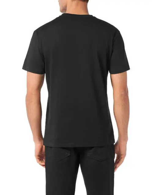 BILLIONAIRE T-shirt Round Neck Fleur-de-lis - Black