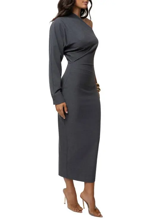 JLUXLABEL Racheal One Shoulder Midi Dress