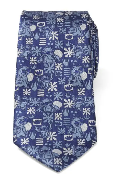 CUFFLINKS, INC. Disney Stitch Hawaiian Motif Neck Tie