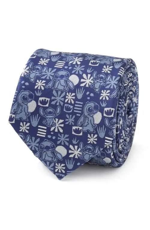 CUFFLINKS, INC. Disney Stitch Hawaiian Motif Neck Tie