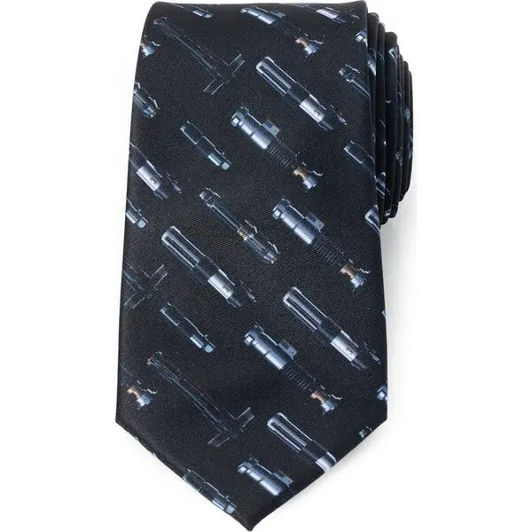 CUFFLINKS, INC. Star Wars Lightsaber Neck Tie - Black