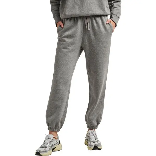 Richer Poorer Drawstring Joggers - Heather Grey