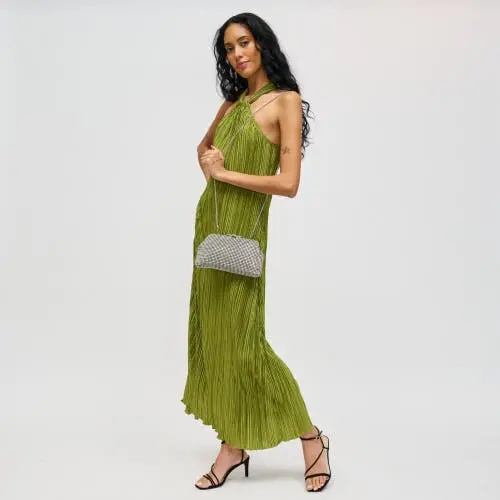 URBAN EXPRESSIONS Delfina Evening Bag - Silver