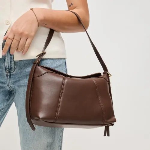 URBAN EXPRESSIONS Waylon Shoulder Bag - Chocolate